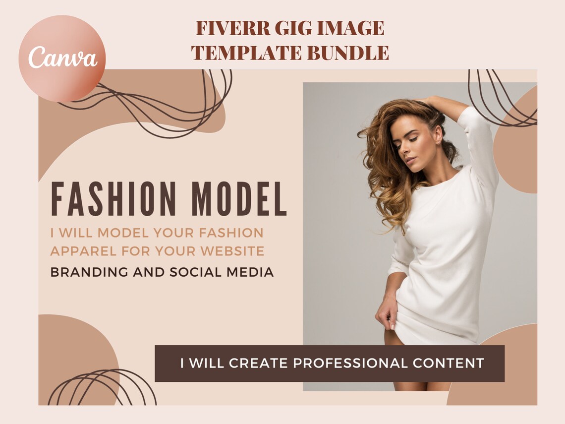 Fiverr Gig Image Templates: Canva Editable Bundle (550x370 Px) (instant ...