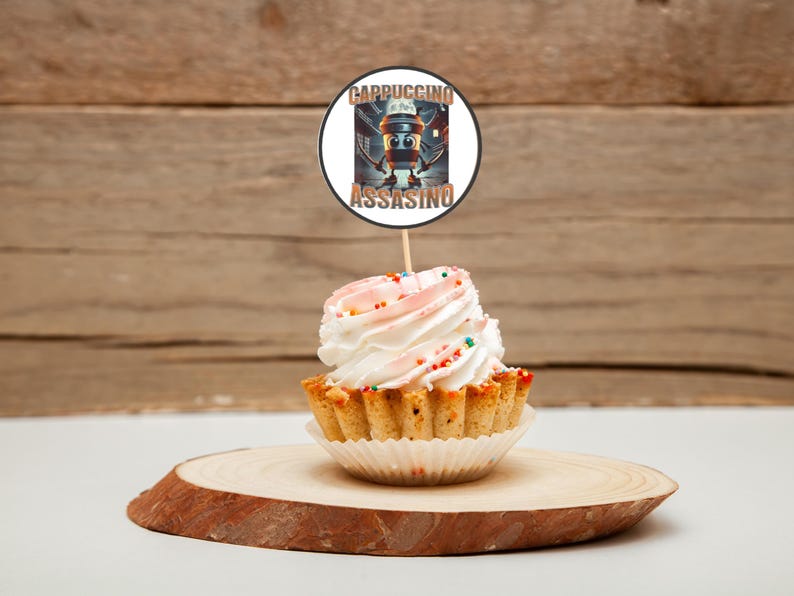 Italian Brainrot Cake Topper | Meme-inspired Party Decor, Funny ...