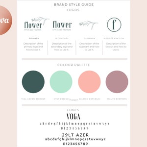 Brand Style Guide Template, Canva Style Guide Template, Canva Style ...