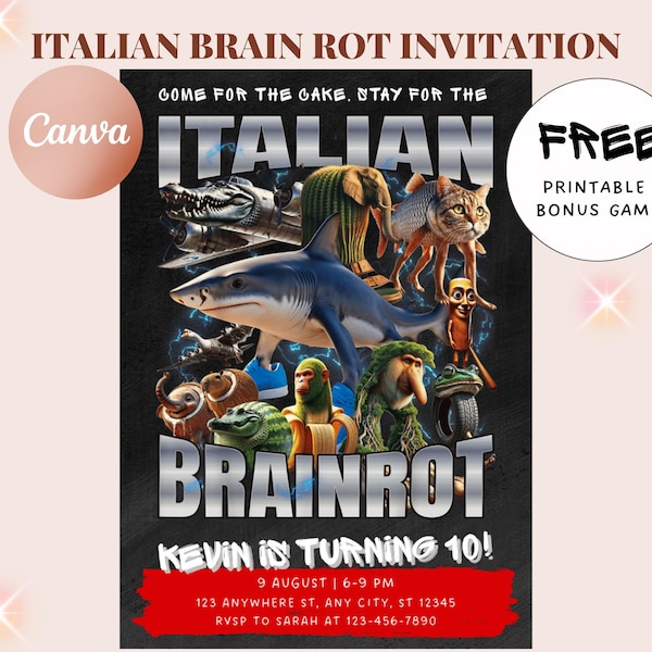Italian Brainrot Cards - Etsy