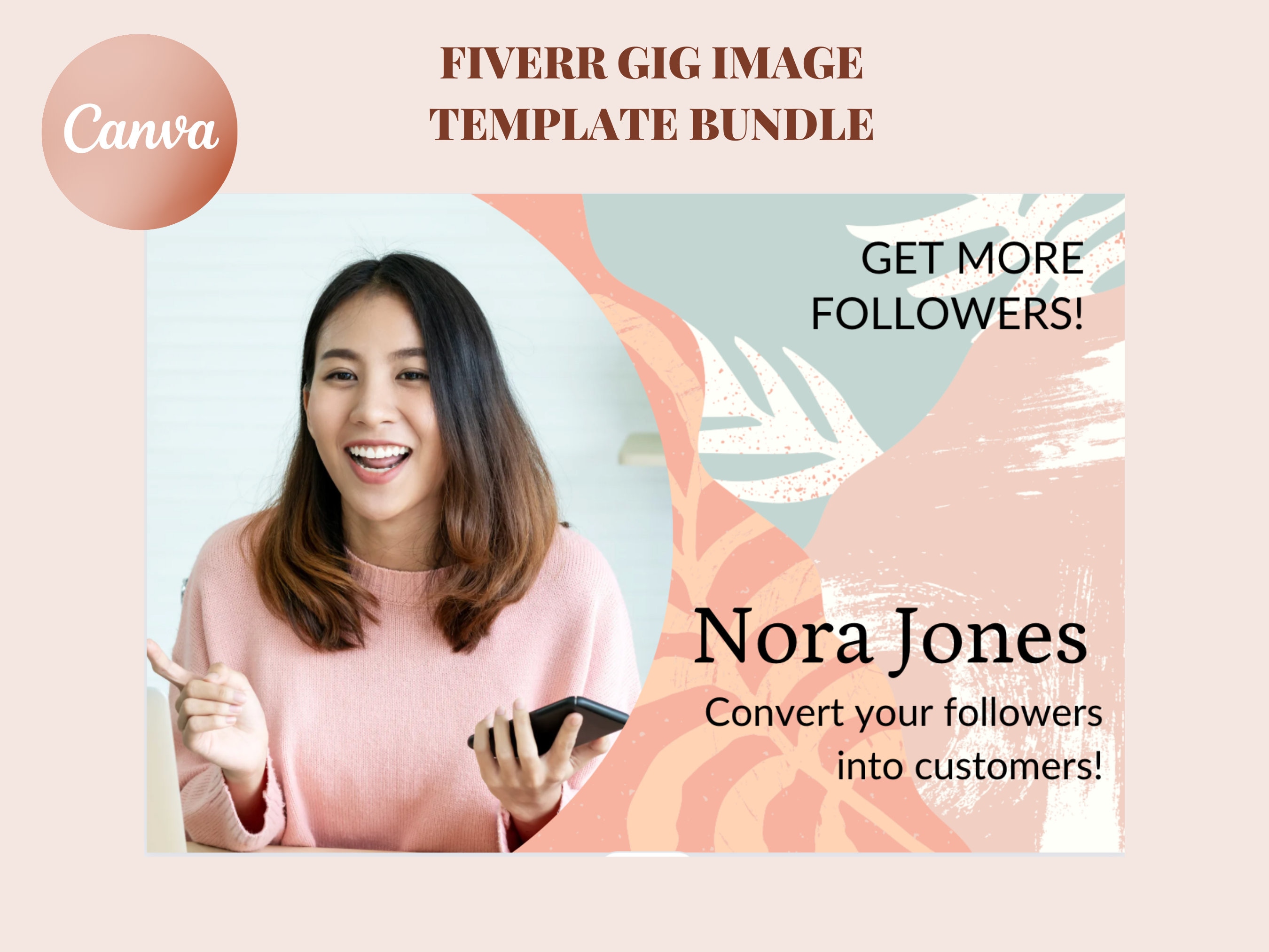 Fiverr Gig Image Templates: Canva Editable Bundle (instant Download) - Etsy