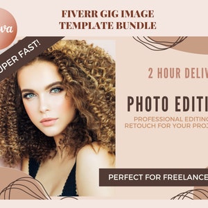 Fiverr Gig Image Templates: Canva Editable Bundle (550x370 Px) (instant ...