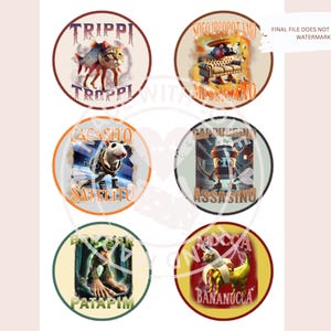 Italian Brainrot Cake Topper | Meme-inspired Party Decor, Funny ...