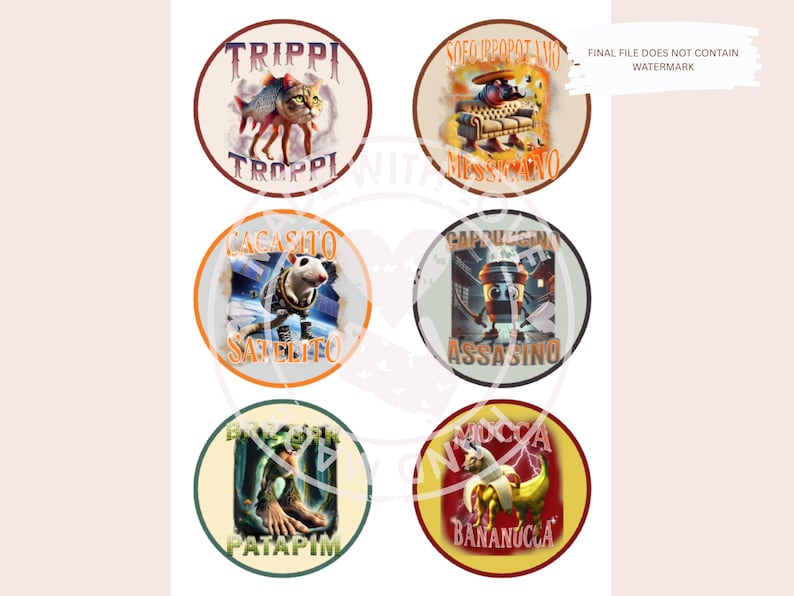 Italian Brainrot Cake Topper | Meme-inspired Party Decor, Funny ...