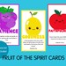 Fruit of the Spirit Printable Flash Cards, Bible Study Printable ...