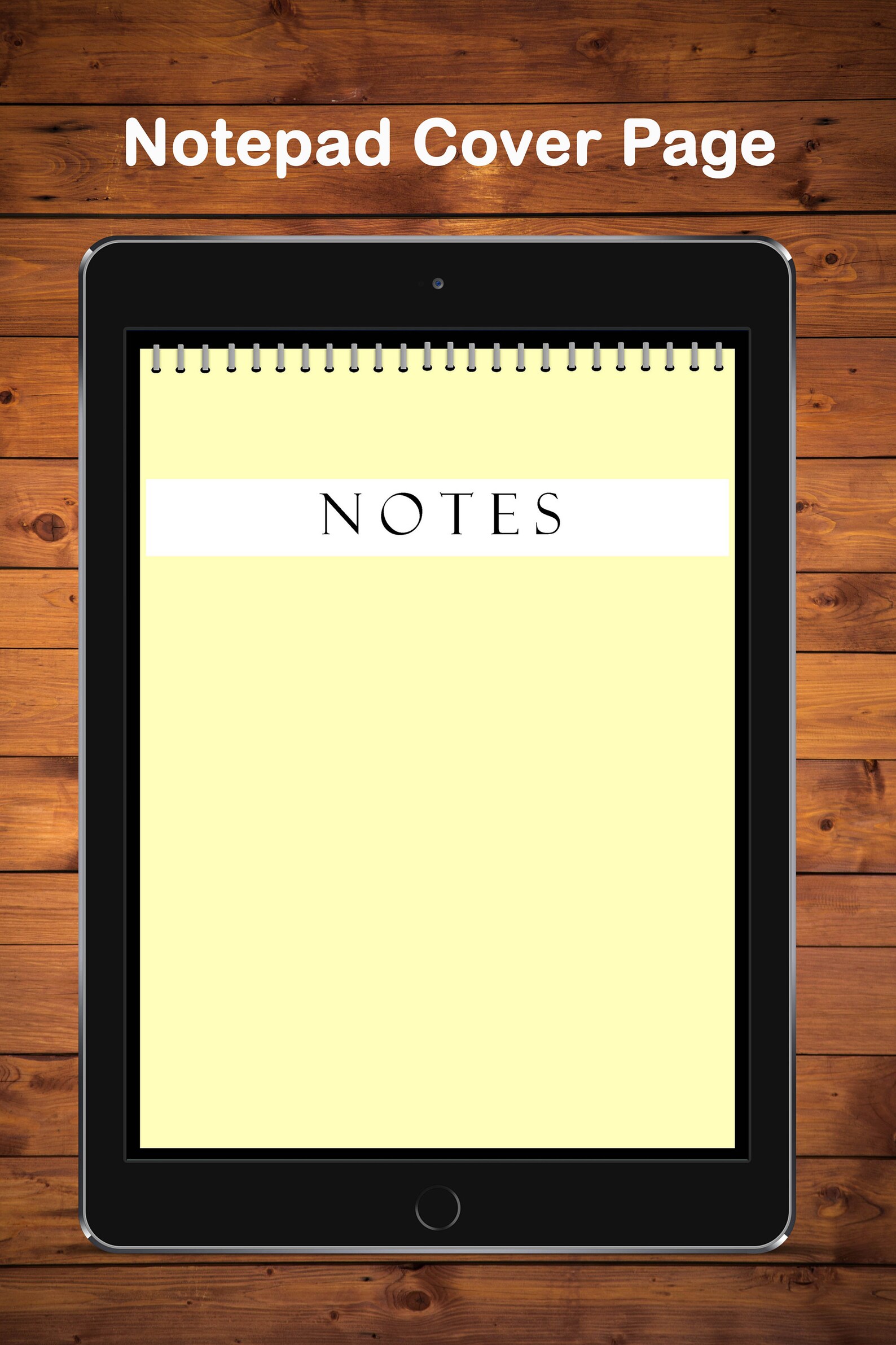 Digital Notepad Vertical Notepad Goodnotes Notability | Etsy