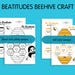 Beatitudes Beehive Printable, Printable Beatitudes Bible Craft for Kids ...