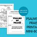 Psalms of Praise Mini Book, Bible Study Printable Activity for Children ...