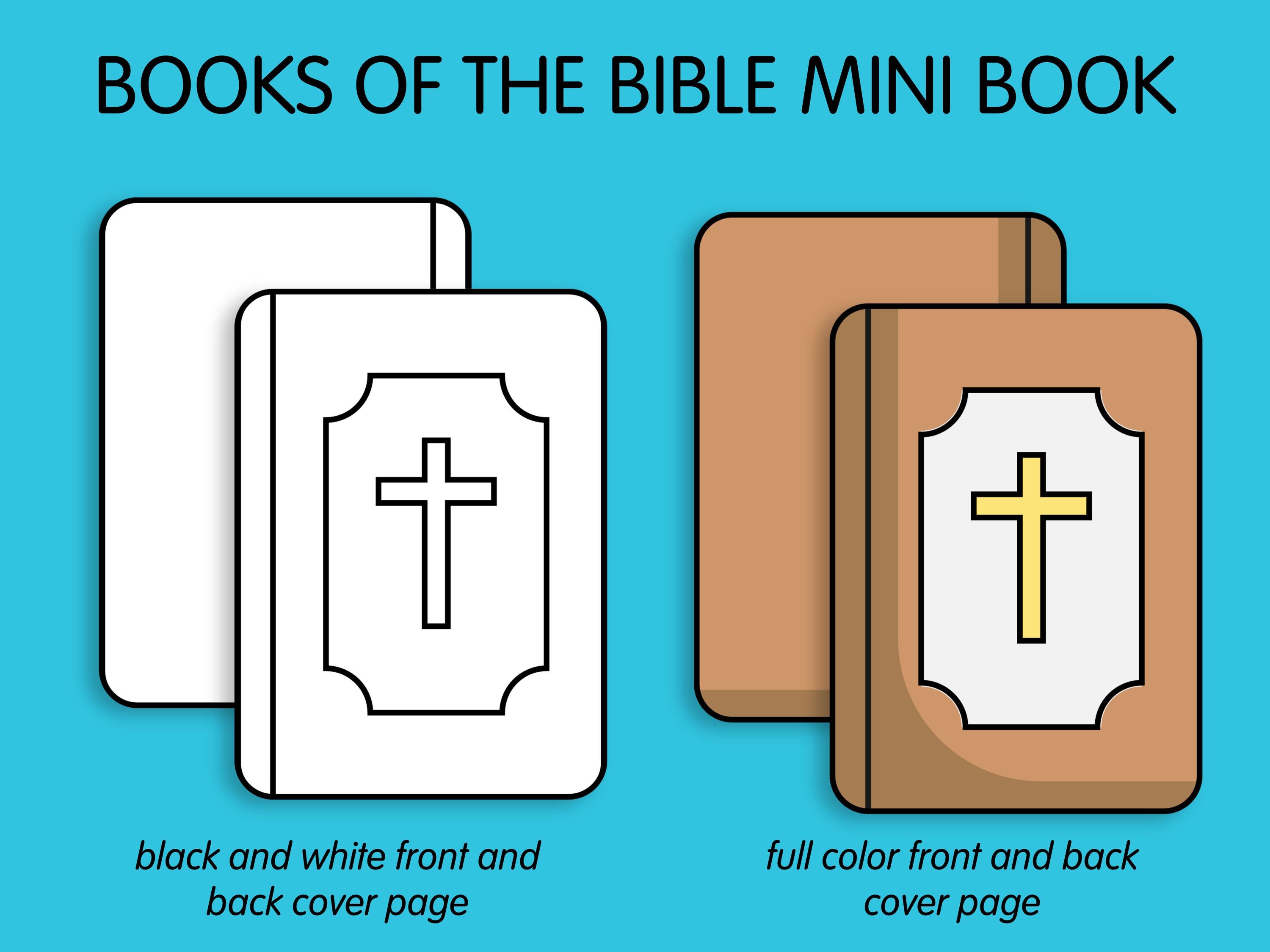 Books of the Bible Mini Book, Printable Bible Study Activity for ...