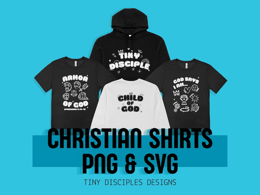 Christian Shirt Design for Kids, Christian Shirt SVG, Christian Shirt ...