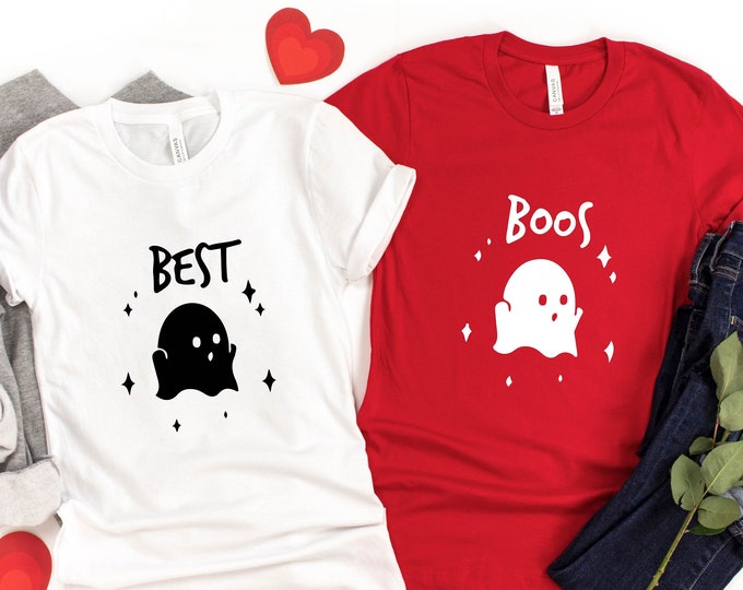 Best Boos, Best Friends Shirts, Ghost Halloween Shirts, Halloween ...