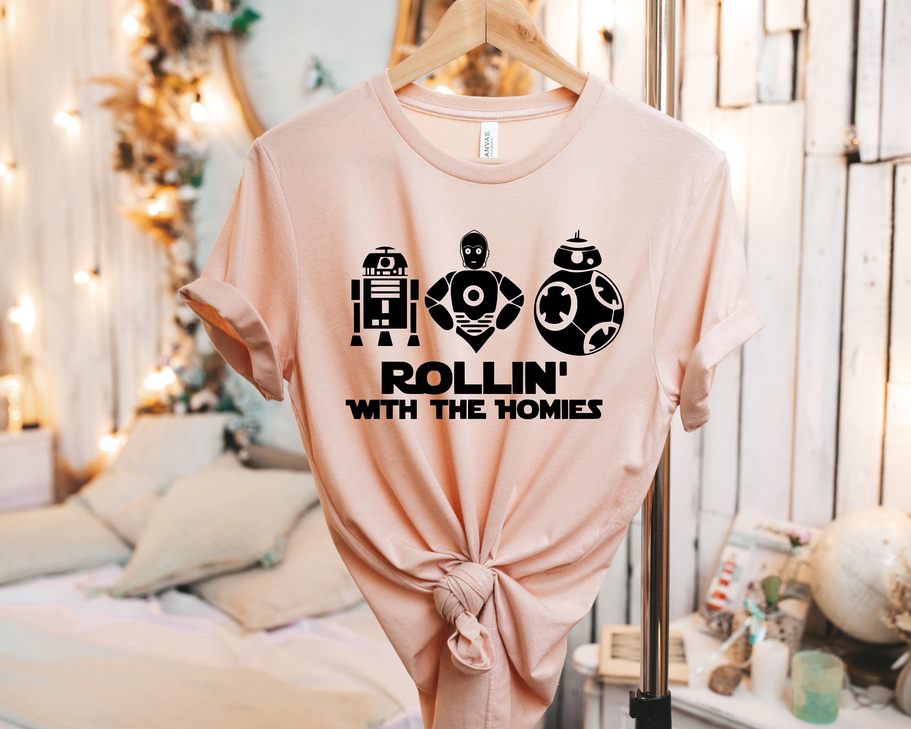 Rollin With the Homies Shirt, Star Wars Shirts, Star Wars Disney Shirt ...