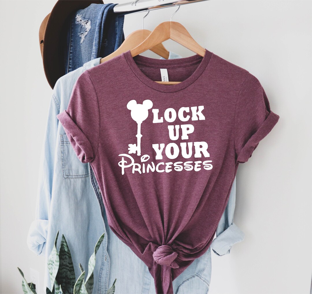 Lock up Your Princesses Disney Key Shirts Funny Baby Boy - Etsy