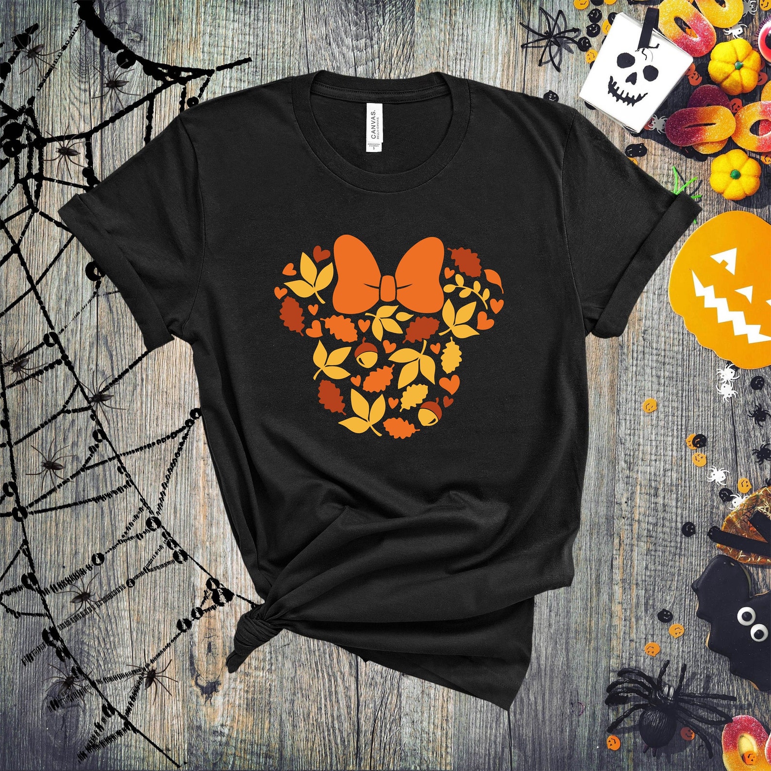 Fall Minnie Mouse Shirtdisney Halloween Shirtminnie - Etsy