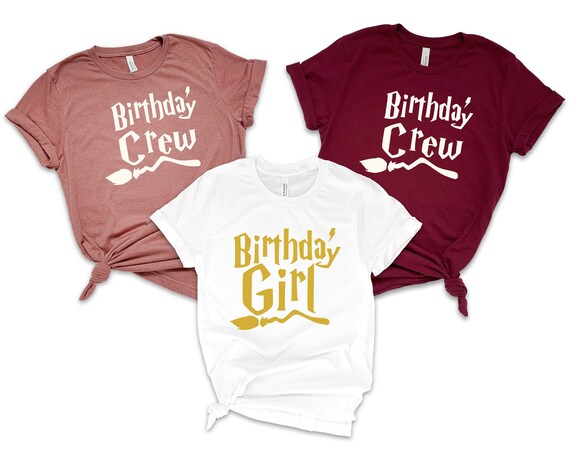 Birthday Girl & Crew Shirt Birthday Girl Shirt Birthday Crew | Etsy