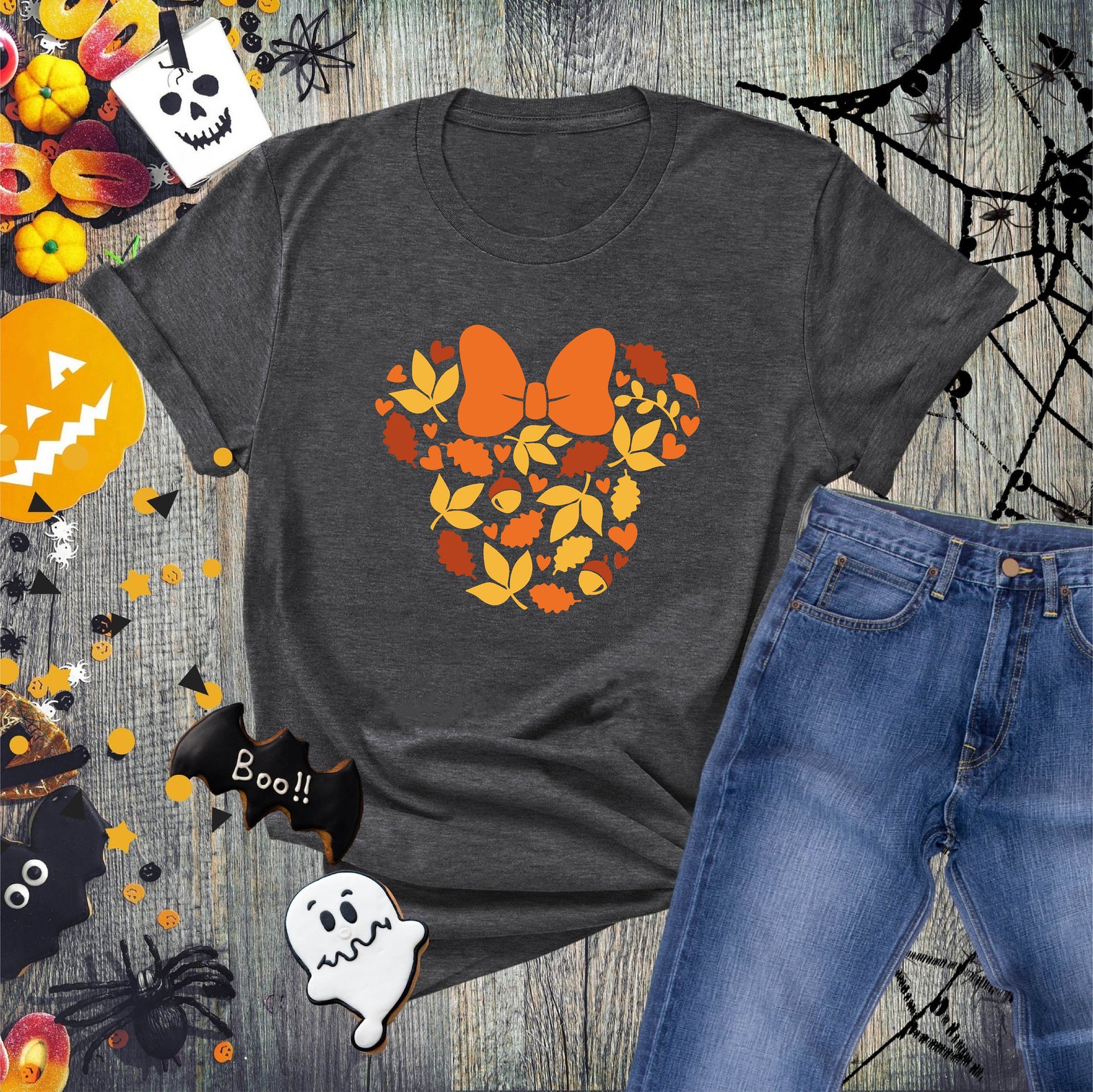 Fall Minnie Mouse Shirtdisney Halloween Shirtminnie - Etsy