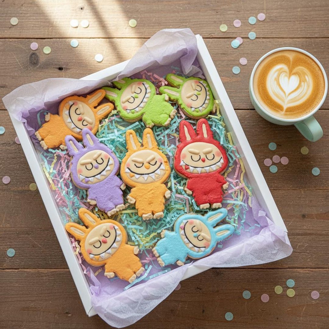 Labubu Mystery Package Cookies - Etsy