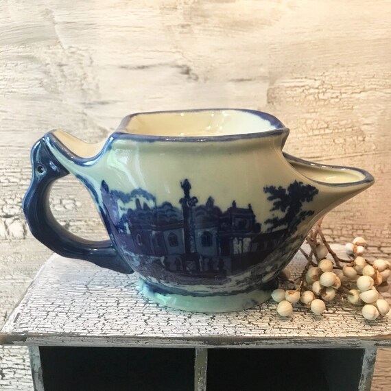 Victoria Ware Ironstone Tea Strainer Flow Blue | Etsy