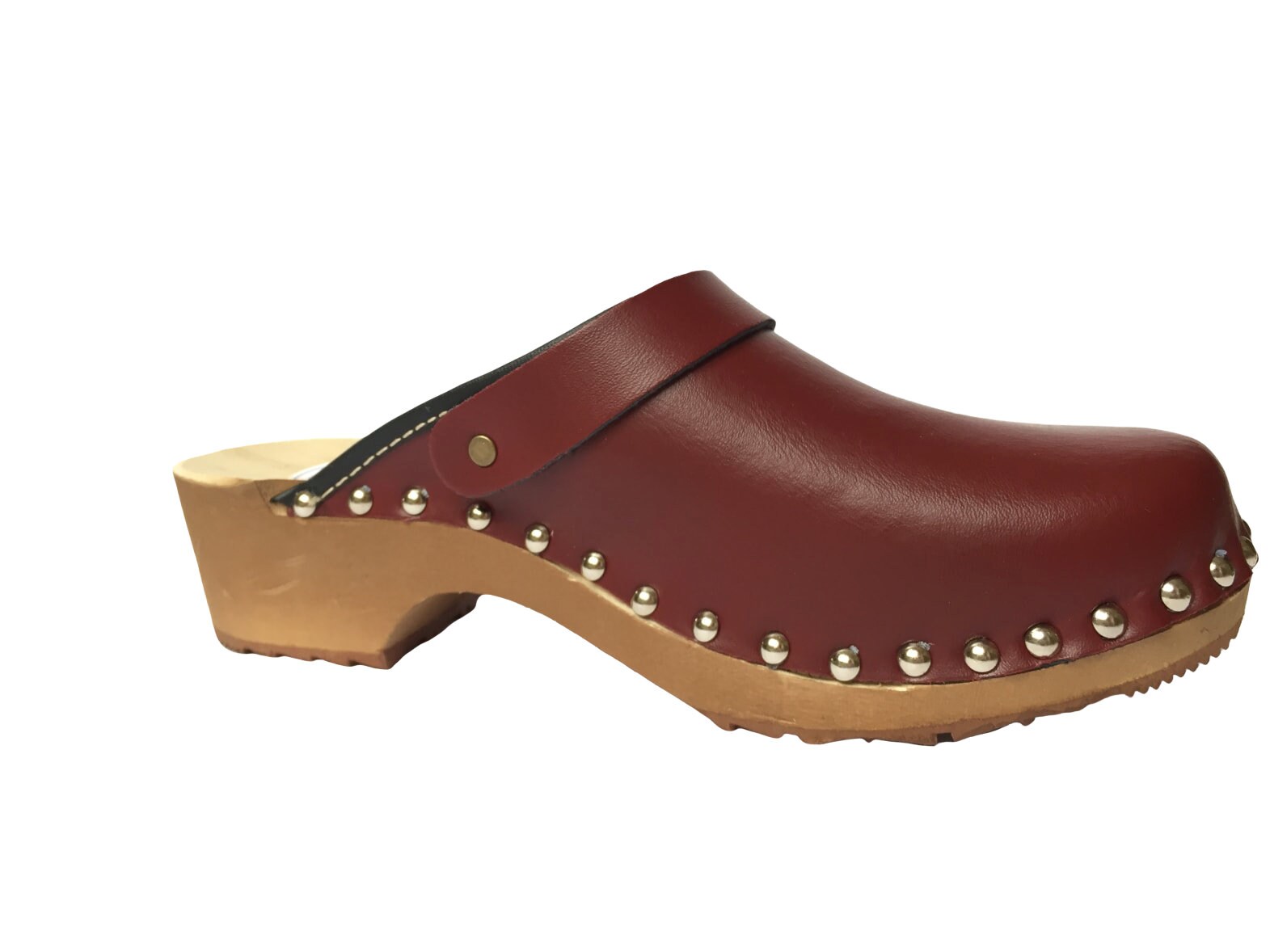 Studded Swedish Mens Womens Clogs: Red, Yellow, Brown Vintage Clogs - Etsy