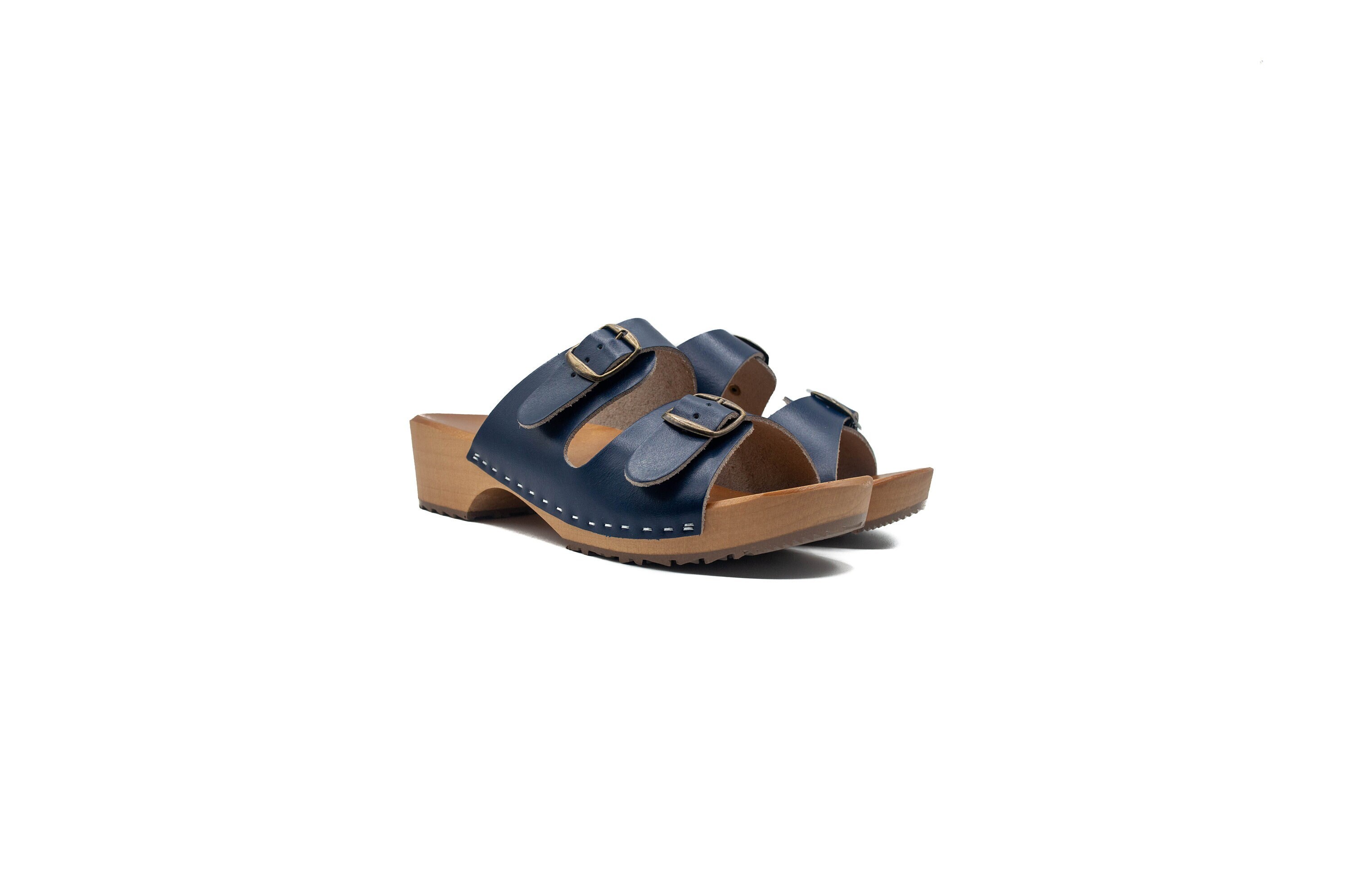 Comfortable Nordic Design Clogs Shoes for All Day Wear, Blue Summer ...