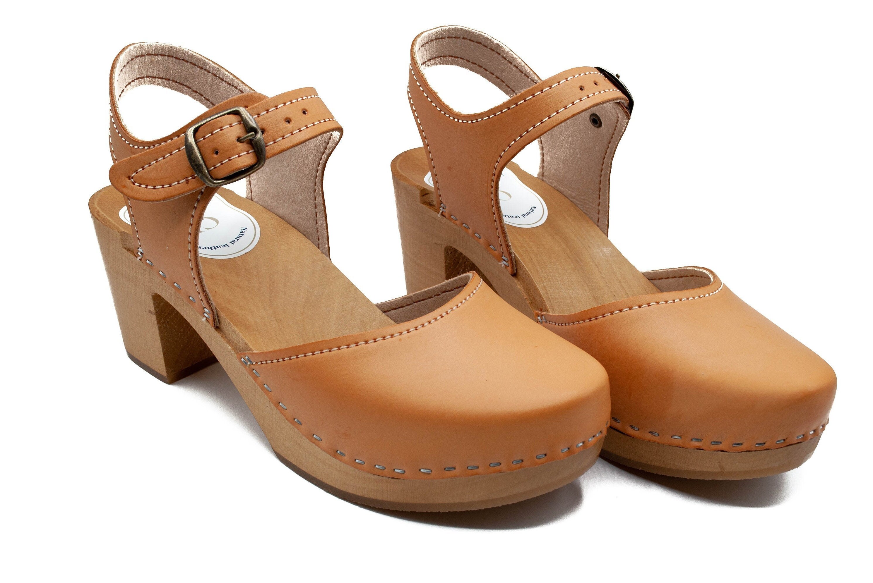 Vegan Clogs Clogs Sandals Vegan leather Honey Vegan Clogs | Etsy