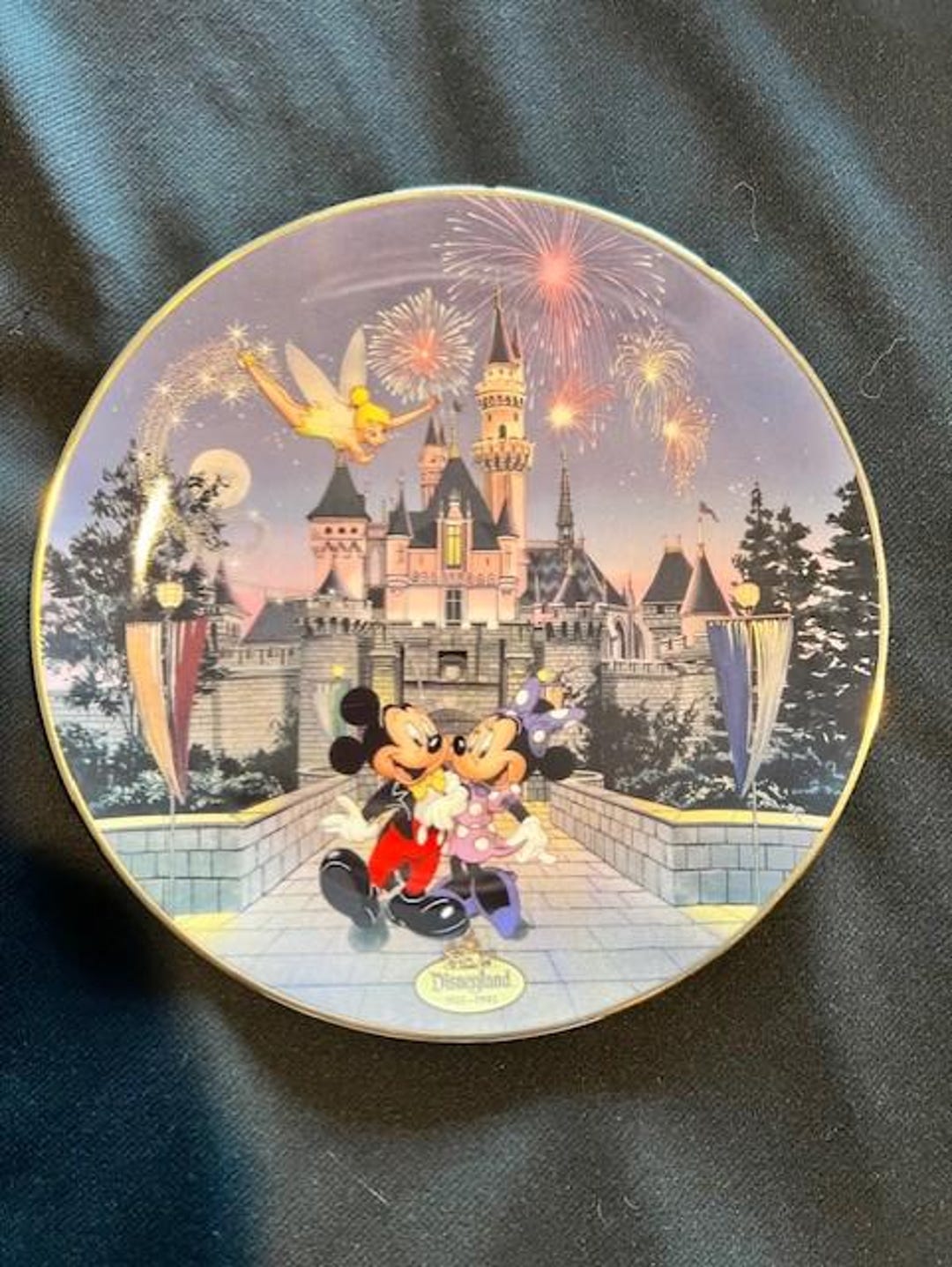 Collectors Plate - Disneylands 40th Anniversary Sleeping Beauty Castle ...
