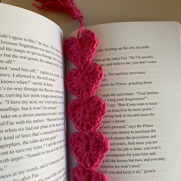 Heart Bookmark - Etsy