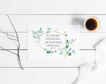 Proverbs 31:28 Digital Download Instant Printable Artwork | Etsy
