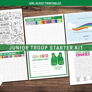 Girl Scout Junior Troop Starter Kit Bundle - Printables - Etsy