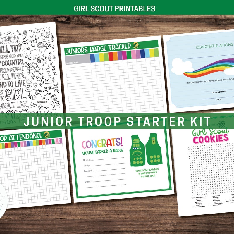 Junior Girl Scout - Etsy