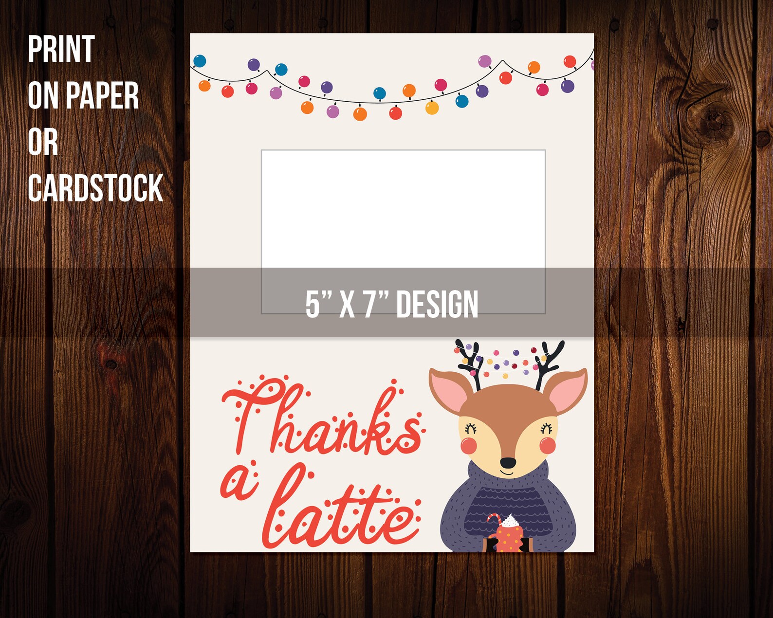 Thanks a Latte Gift Card Bundle Cute Christmas Critters - Etsy