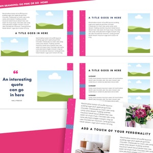Presentation Slide Templates for Canva - Etsy