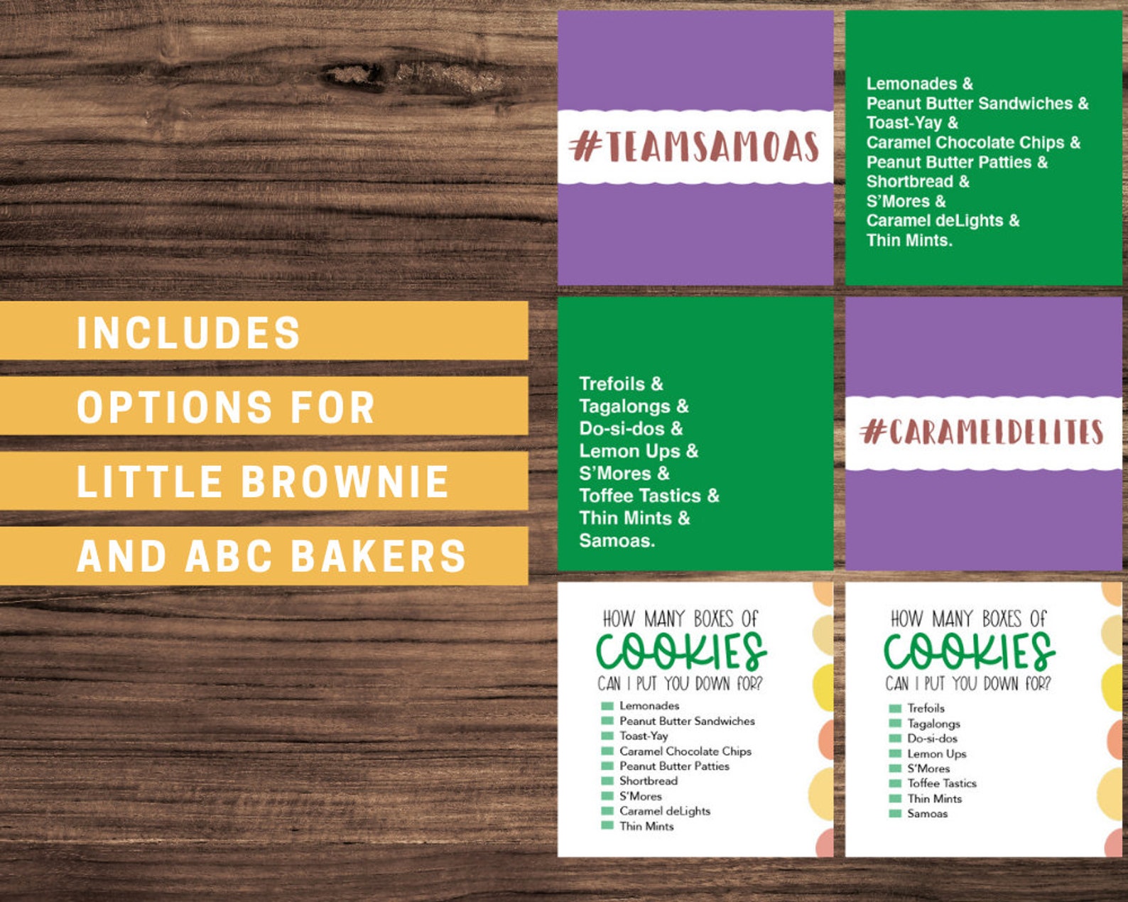 Girl Scout Cookie Social Media Bundle - Etsy
