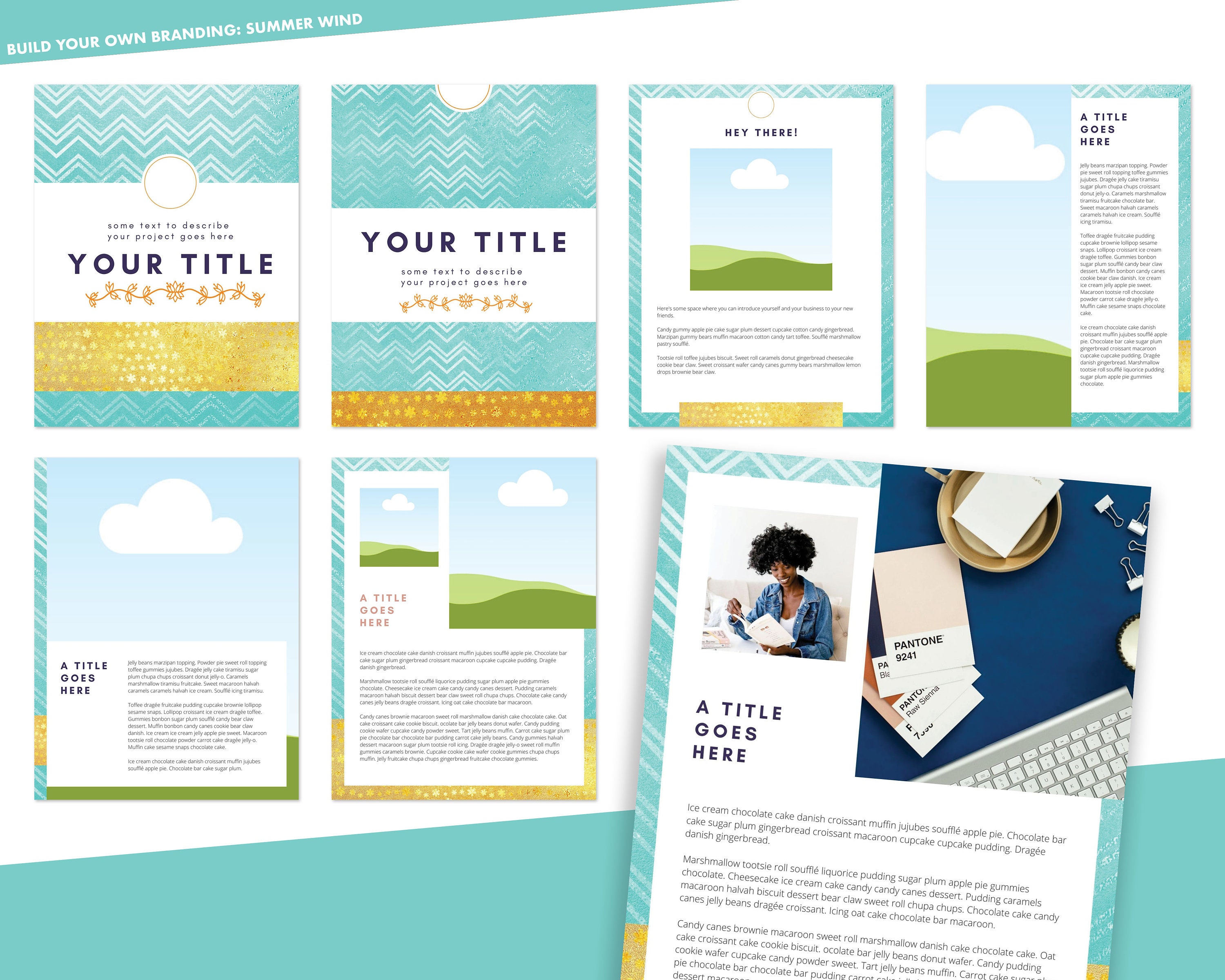 Workbook Template for Canva 20 Page Designs - Etsy