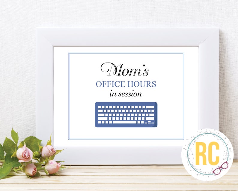 Mom's Office Printable Signs - Etsy