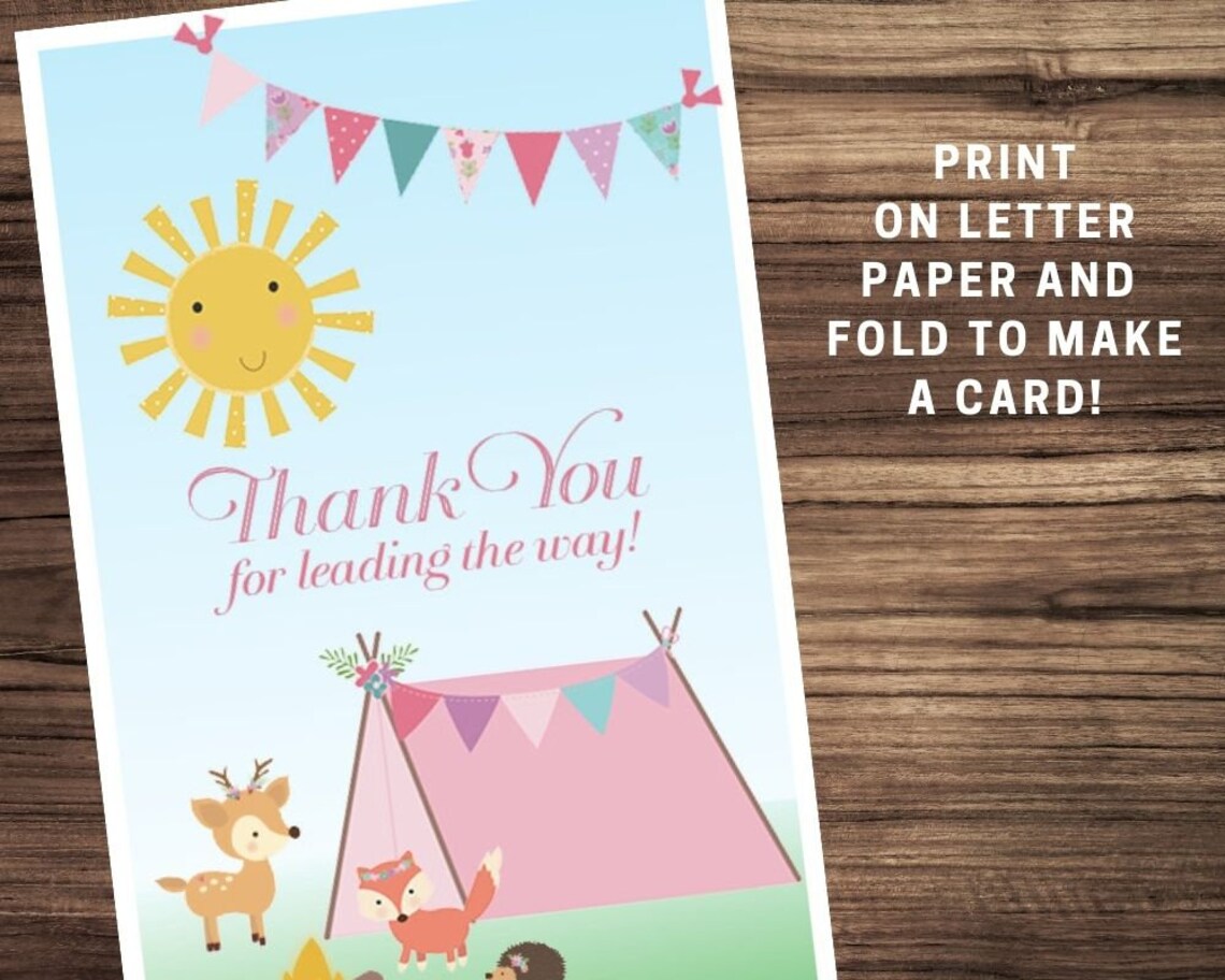 Girl Scout Leader Appreciation Card Thank You - Etsy