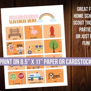Scavenger Hunt Bundle - Explore Your Backyard, Home and Neighborhood ...