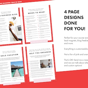 Check List Template for Canva 4 Page Designs - Etsy