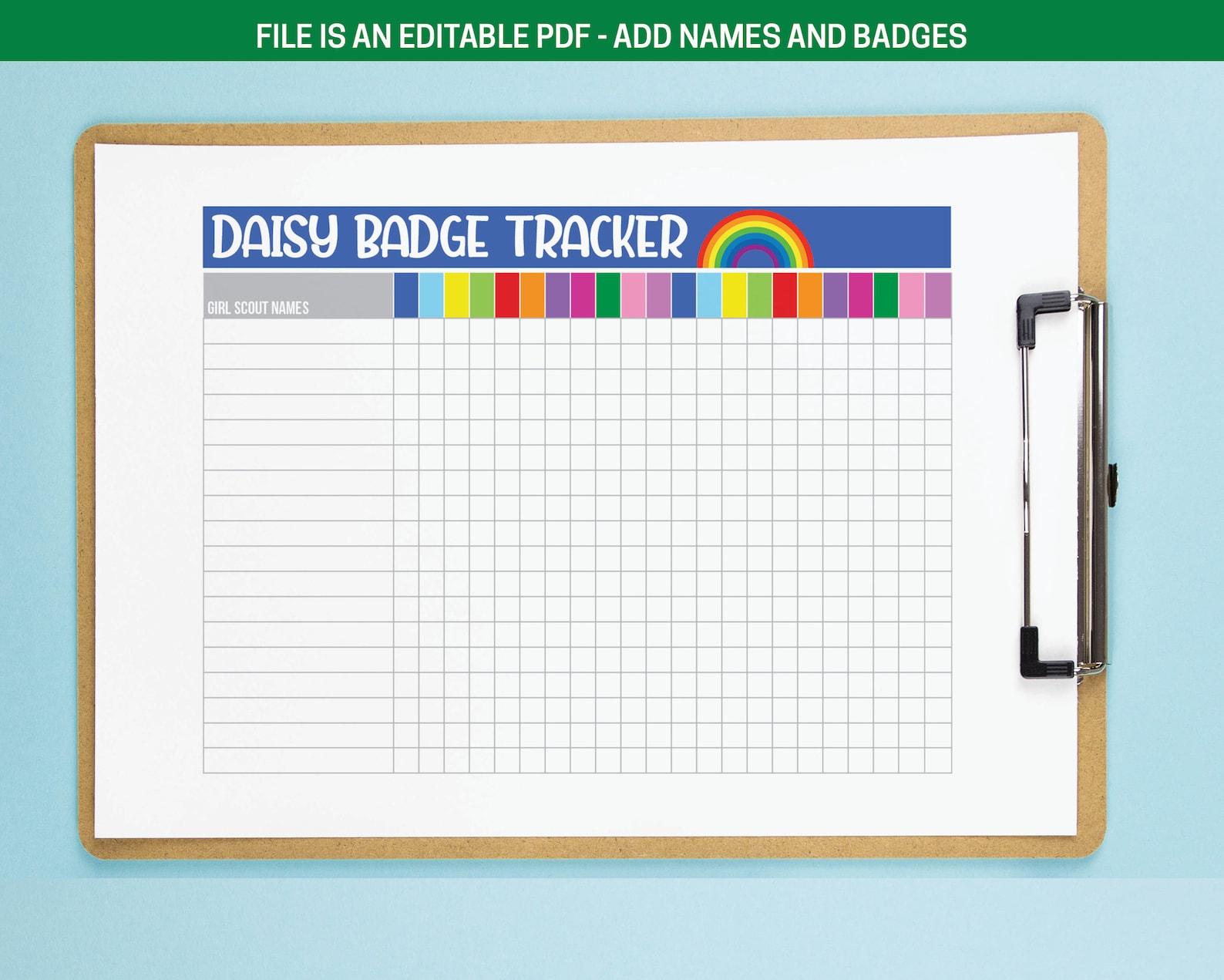 Girl Scout Daisy Badge Tracker - Etsy
