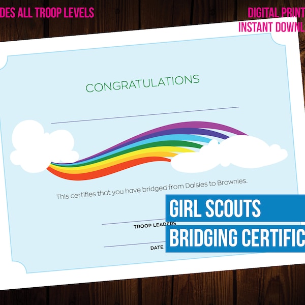 Bridging Certificate - Etsy