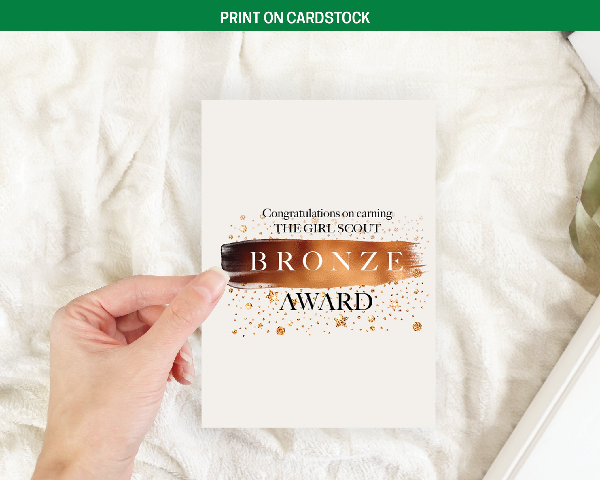 Scout Bronze Award Cards - Etsy
