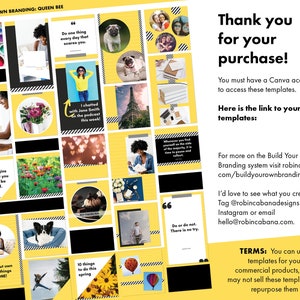 Social Media Template Bundle for Canva - Etsy