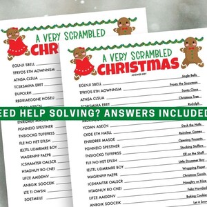 Christmas Games - 4 Game Printable Bundle - Etsy