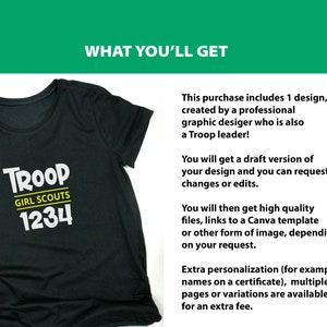 Girl Scout Custom Design Printables, Templates, Svgs - Etsy