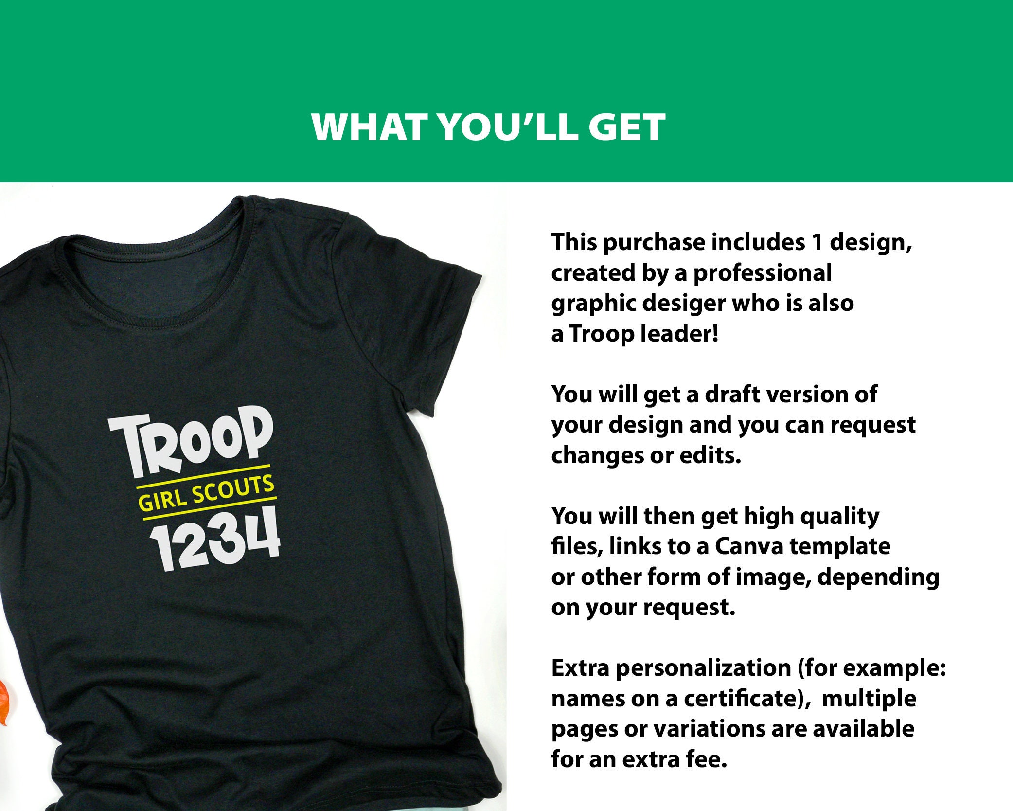 Girl Scout Custom Design Printables, Templates, Svgs - Etsy