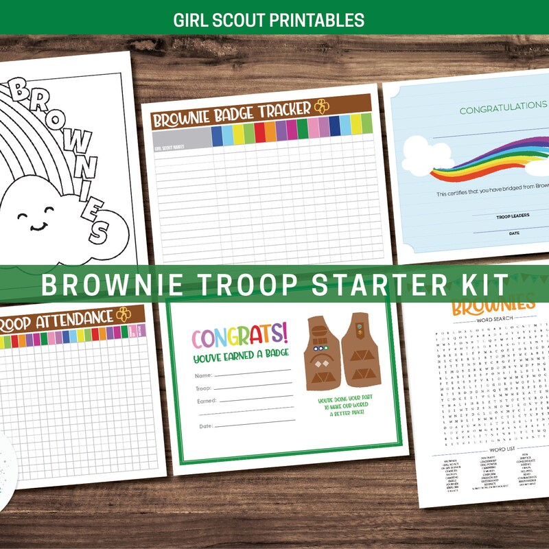 Brownie Girl Scout - Etsy