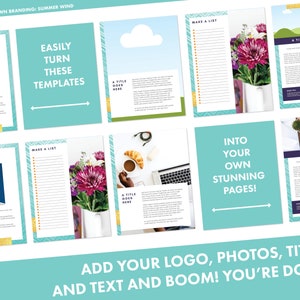 Workbook Template for Canva 20 Page Designs - Etsy