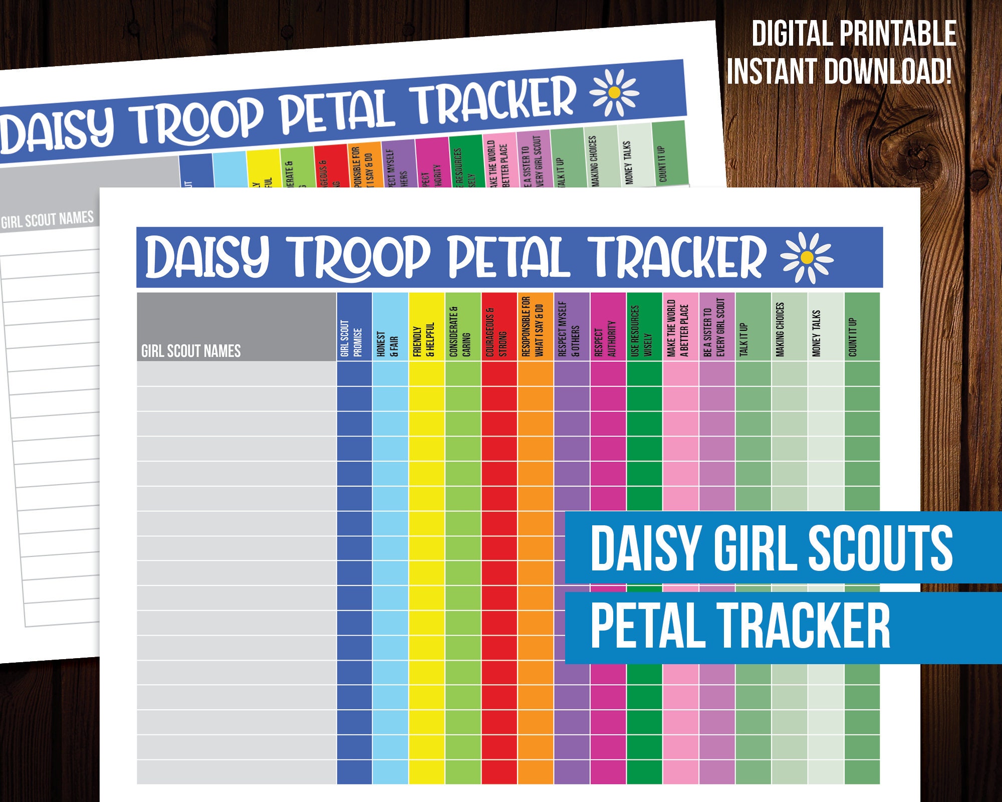 Girl Scout Daisy Petal Template