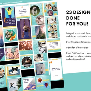 Social Media Template Bundle for Canva - Etsy