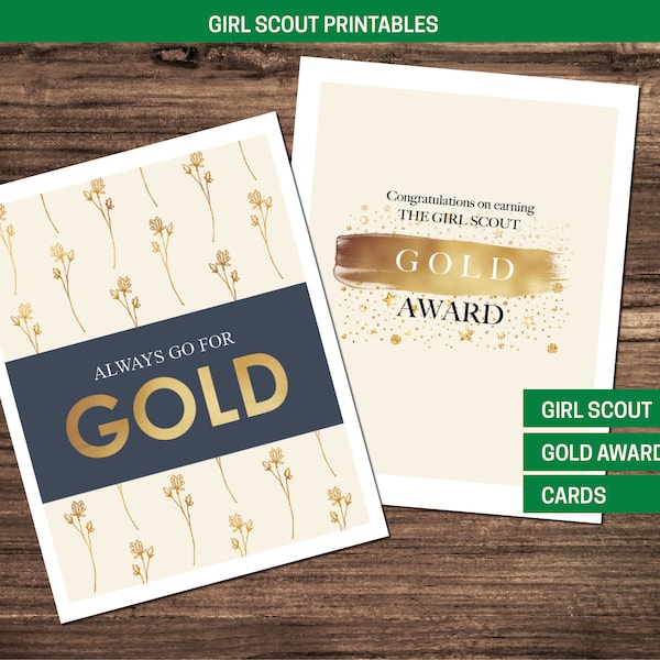 Gold Award Girl Scout - Etsy